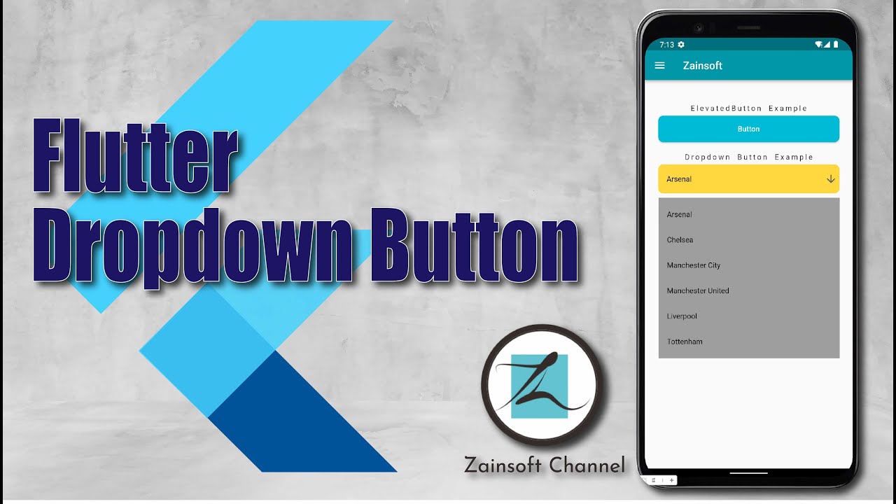 #3 Flutter Dropdown Button | Flutter Tutorials | Material Components Widgets