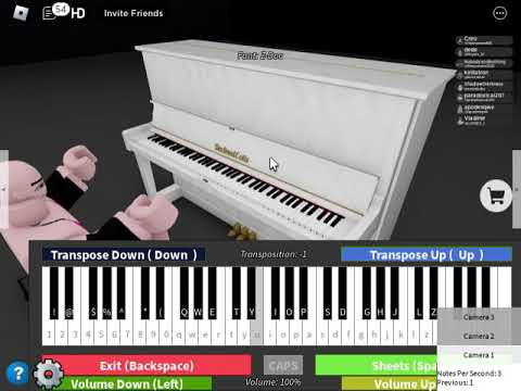 Happy Birthday To You - Roblox Piano Sheet