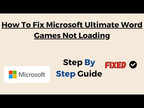 How To Fix Microsoft Ultimate Word Games Not Loading