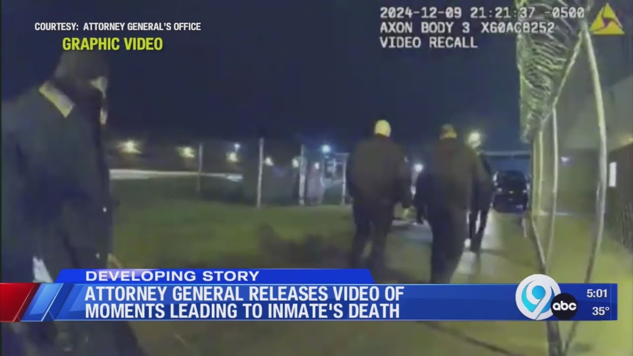 New York Attorney General releases video of moments leading to inmate's death