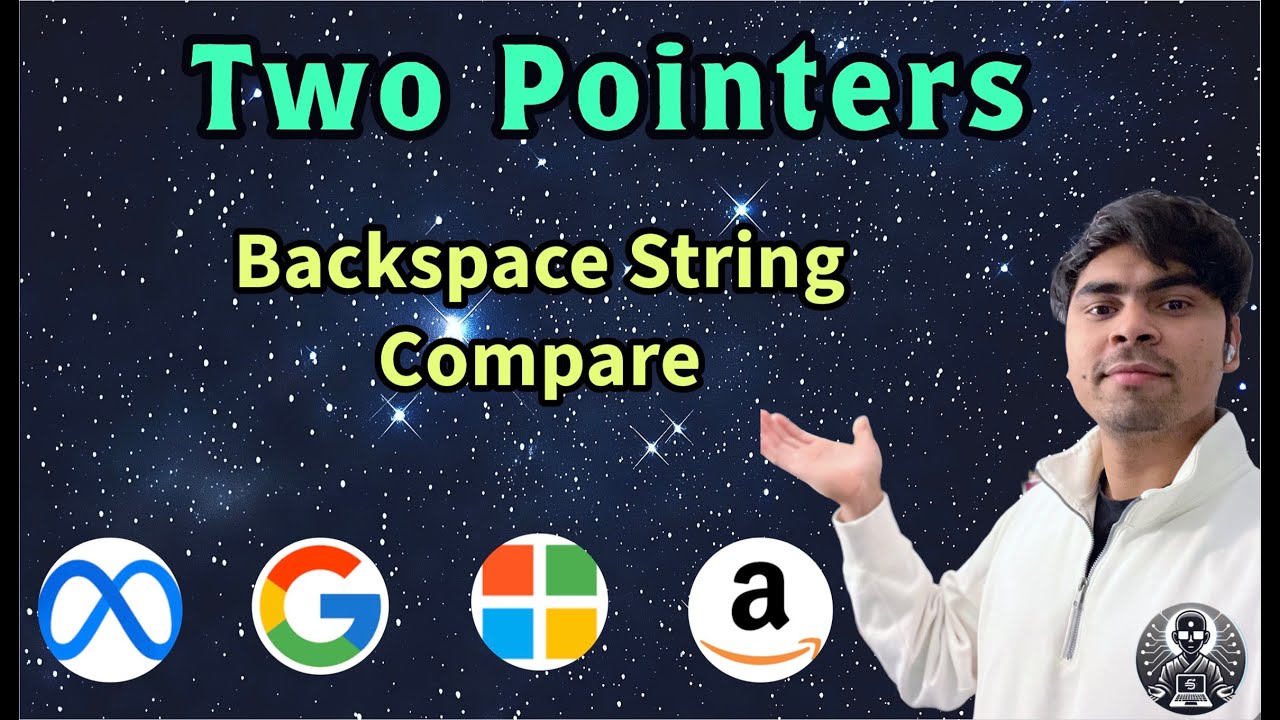 LeetCode 844 | Backspace String Compare | Python Solution Explained | AlgoYogi