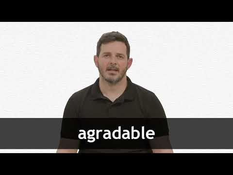 Traducción en inglés de “AGRADABLE” | Collins Diccionario español-inglés