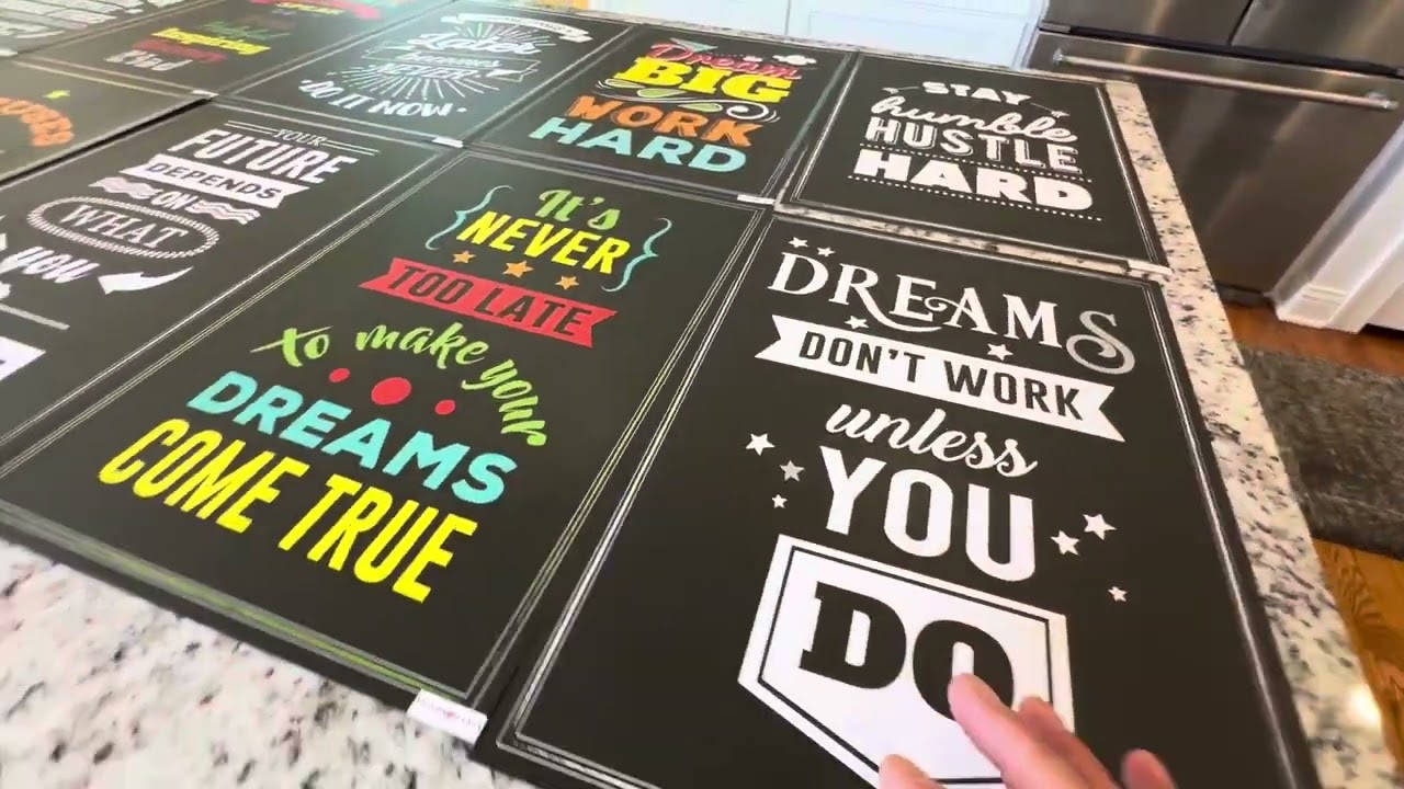 22 Pack Motivational Posters