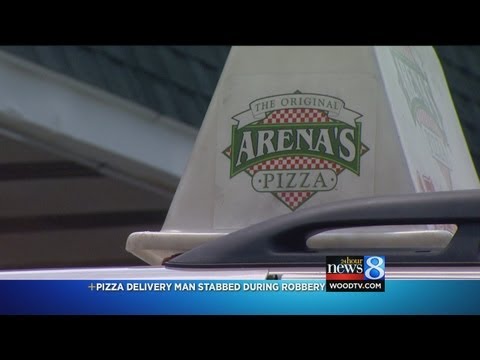 Pizza delivery driver robbed, stabbed