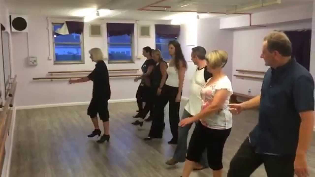 1st lesson in the Adults Beginners Tap Dancing class at Island Dance Academy in Rochester Kent