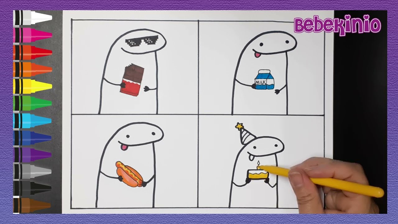 Como Dibujar a Flork Meme paso a paso #draw #flork #drawingtutorial