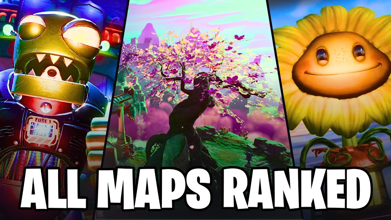 I Ranked EVERY MAP In Plants vs Zombies Garden Warfare