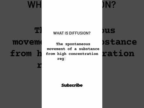 What is diffusion class 9th | Diffusion