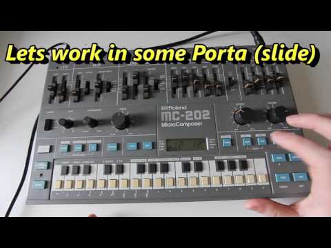 Roland MC-202 Programming Using a Spreadsheet (and demo)