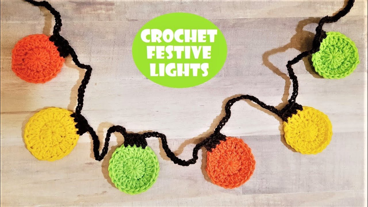 Crochet Festive Lights | Crochet Christmas Lights | Crochet With Samra