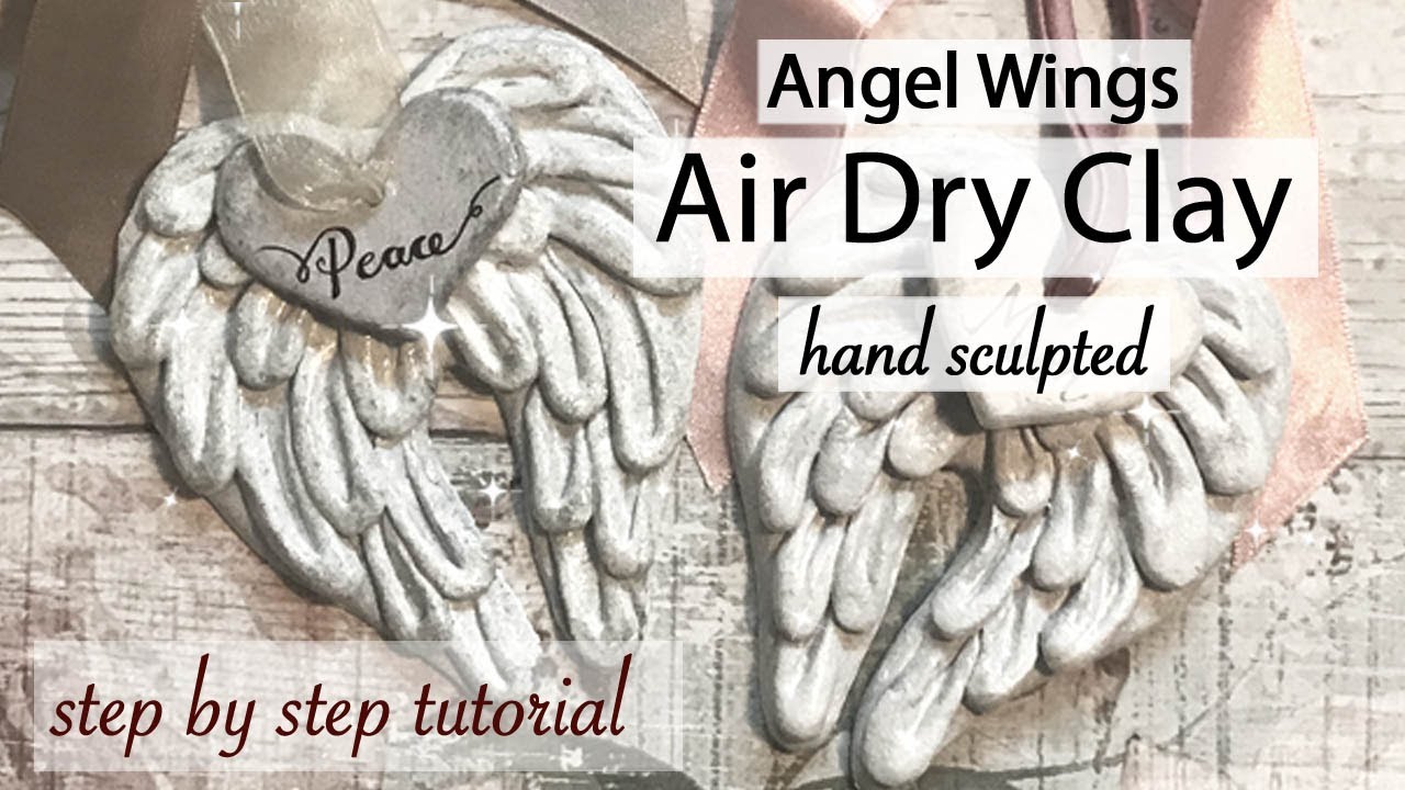 Air Dry Clay Project | Angel Wings | Beautiful Gift
