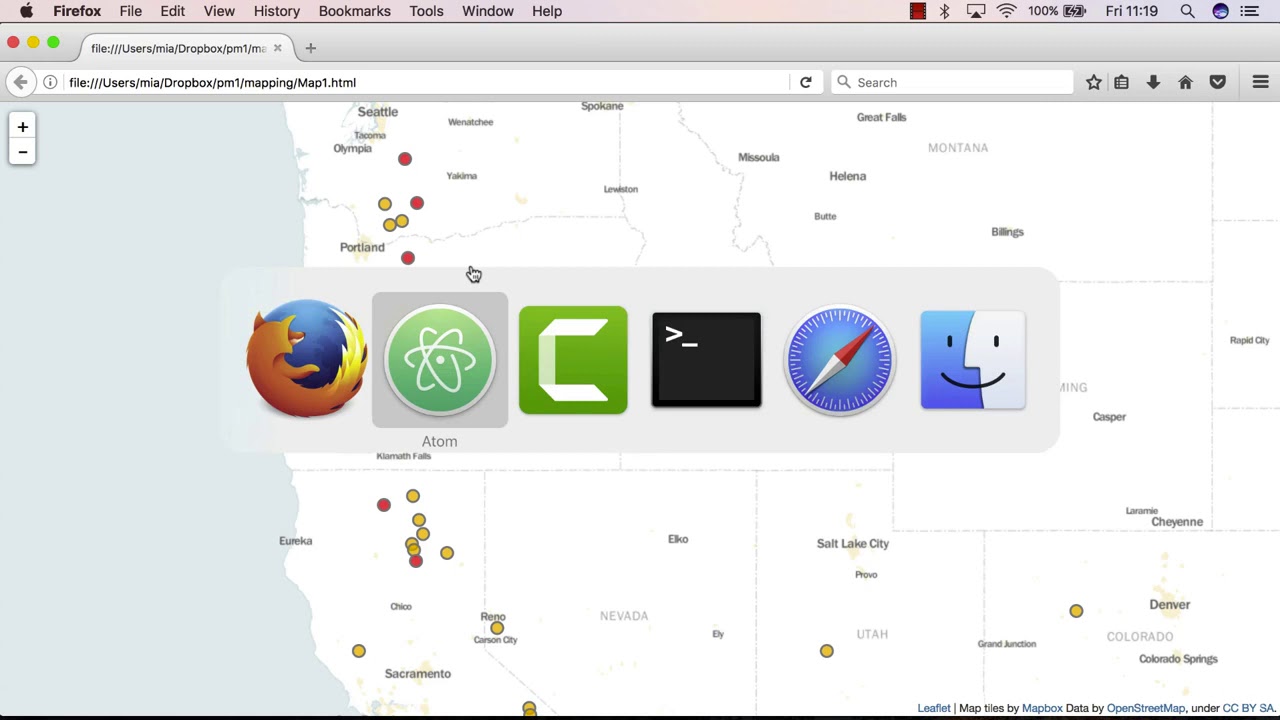 99 GeoJson Data | Application 2 Create Webmaps with Python and Folium
