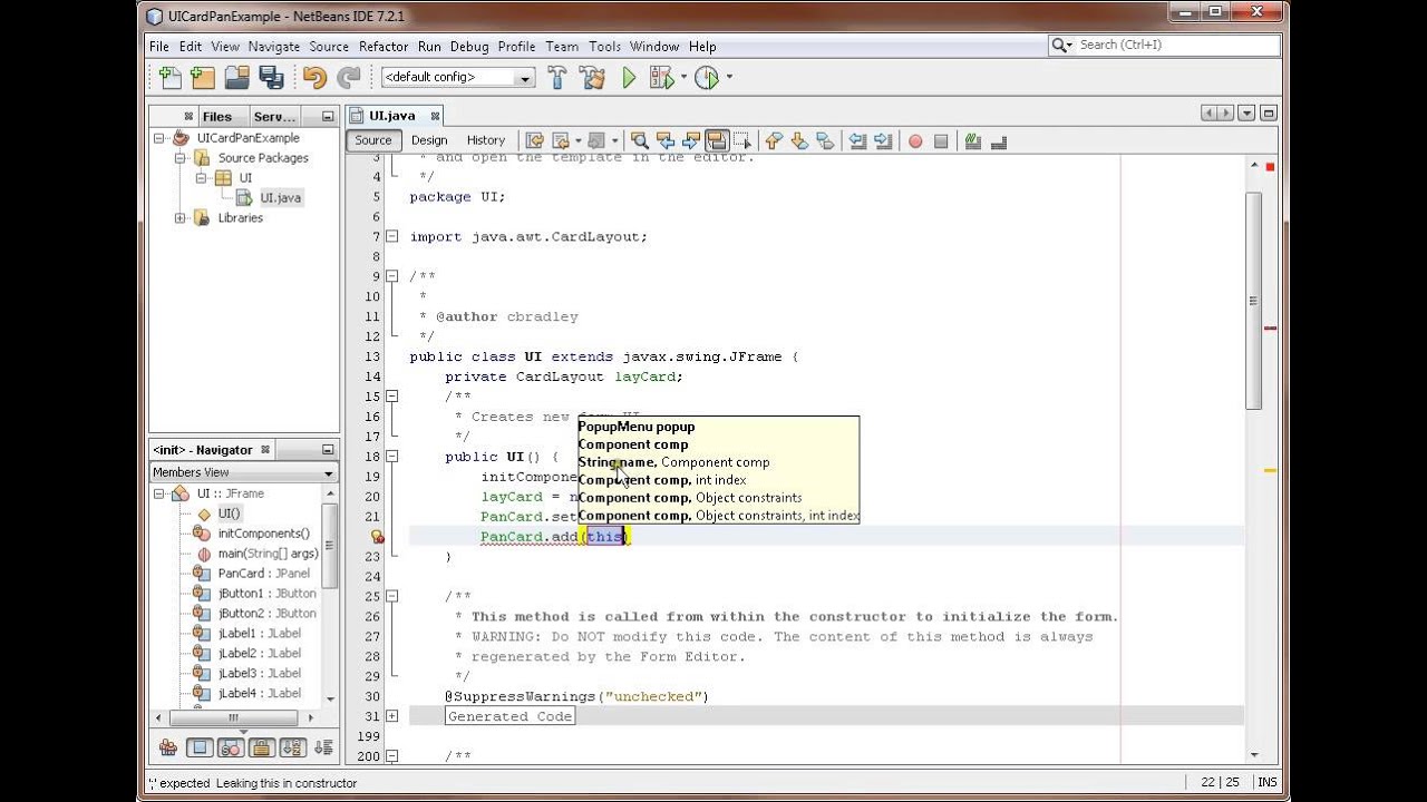 CardLayout InANutshell