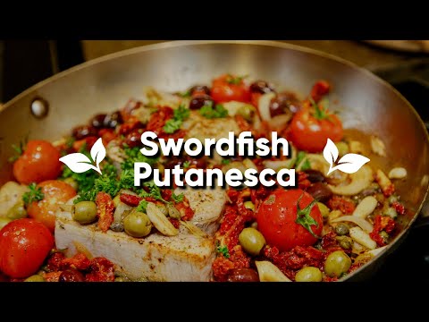 Delicious Swordfish Puttanesca Recipe | Easy, Healthy & Flavorful Seafood | Tasty Pescatarian Diet