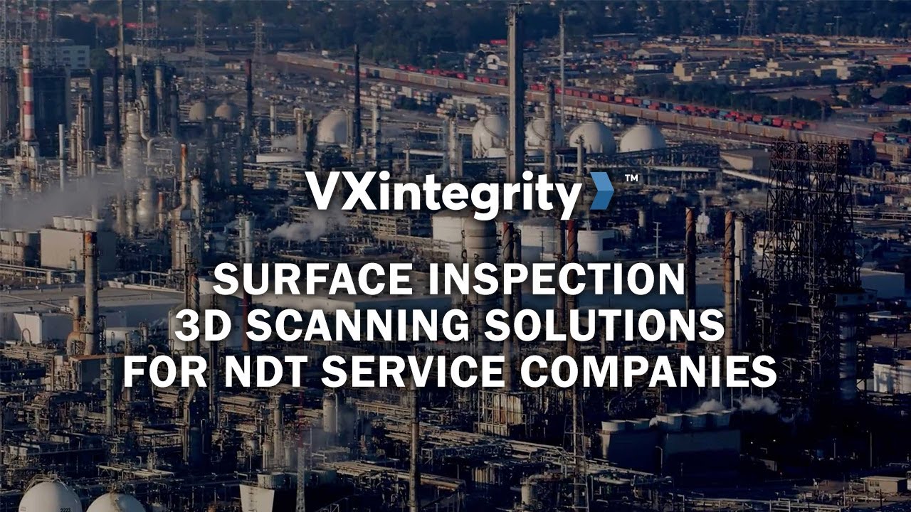 Surface inspection 3D scanning solutions for NDT service companies