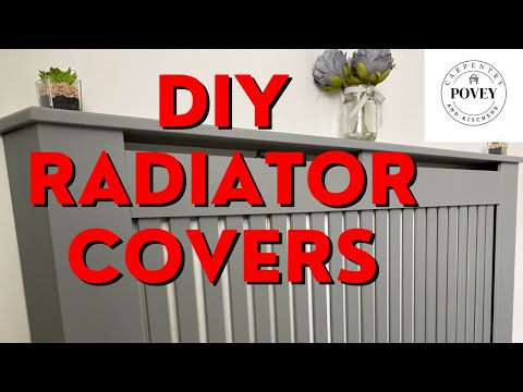 How to make simple bespoke radiator covers #diy #construction #woodworking