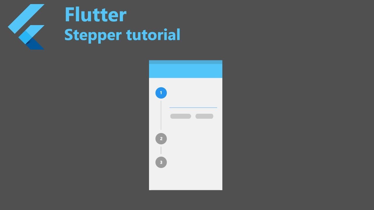 Flutter: Stepper Tutorial | EASY