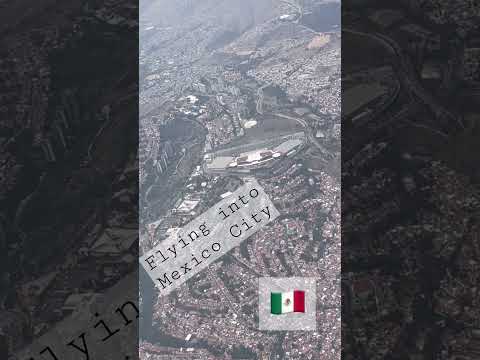 Flying into Mexico City #mexico #aviation #boeing #shorts #flightattendant
