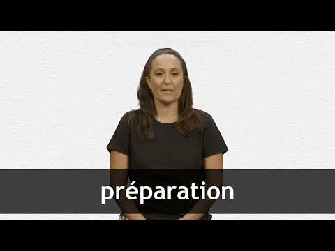 English Translation of “PRÉPARATION” | Collins French-English Dictionary
