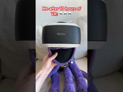 Catnap plays VR 💀💀😈 #plushvideos #plushtoys #catnap #huggywuggy #poppyplaytime
