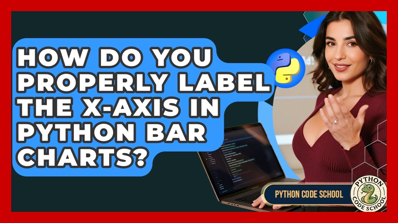 How Do You Properly Label The X-axis In Python Bar Charts? - Python Code School