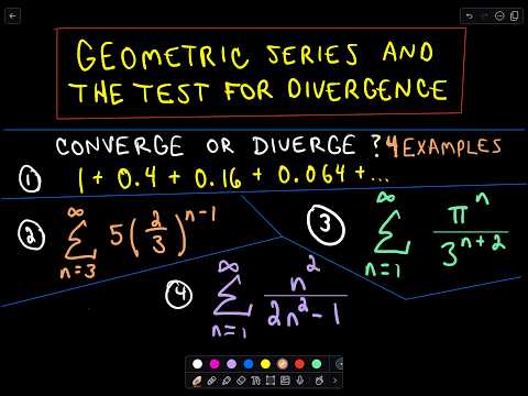 Infinite Geometric Series and the Geometric Series Test - Expii