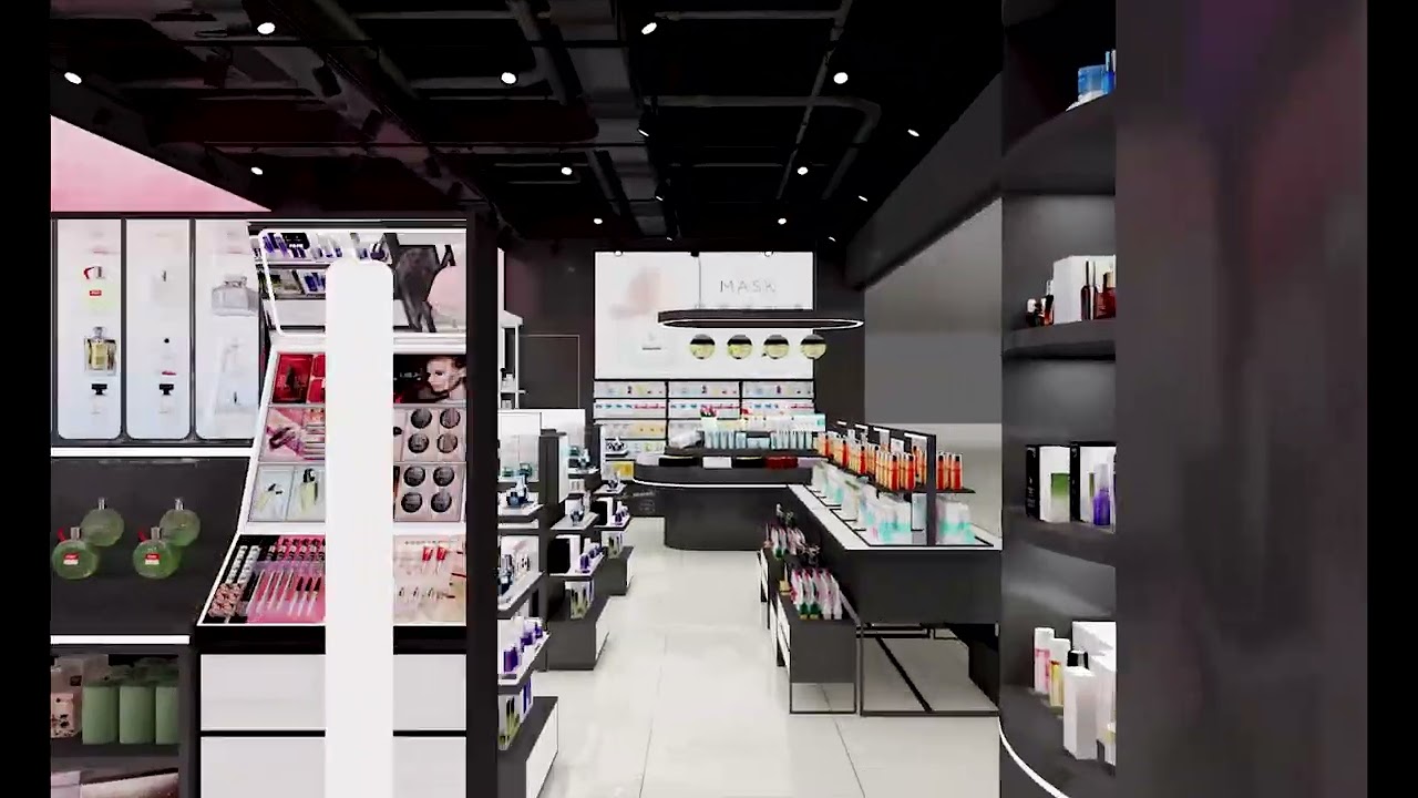 Beauty perfume store design - Provide One-Stop Customized Services!