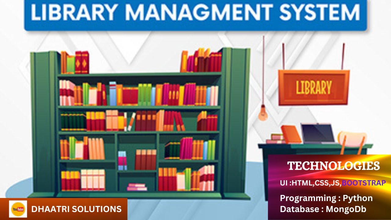Library Management system   | In English | Python Projects | English 2023 | DHAATRI SOLUTIONS