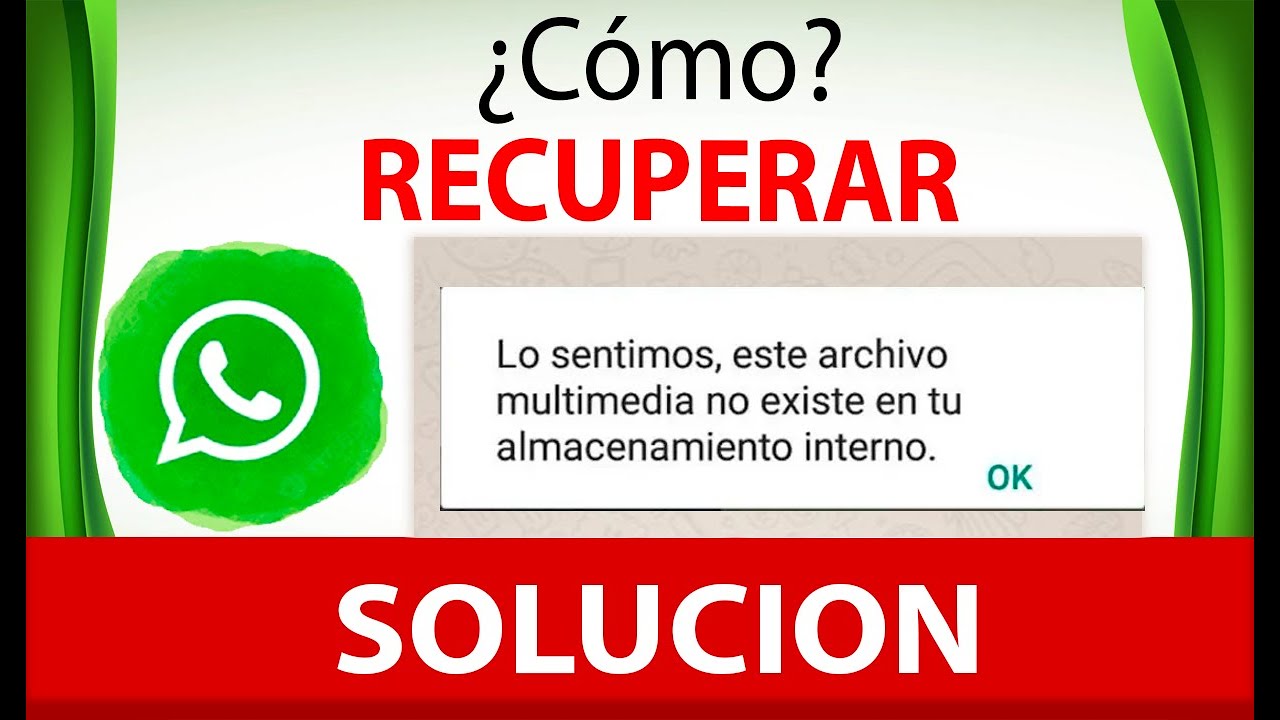 El archivo multimedia no existe en tu almacenamiento interno ...