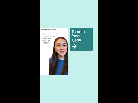Toronto Food Guide