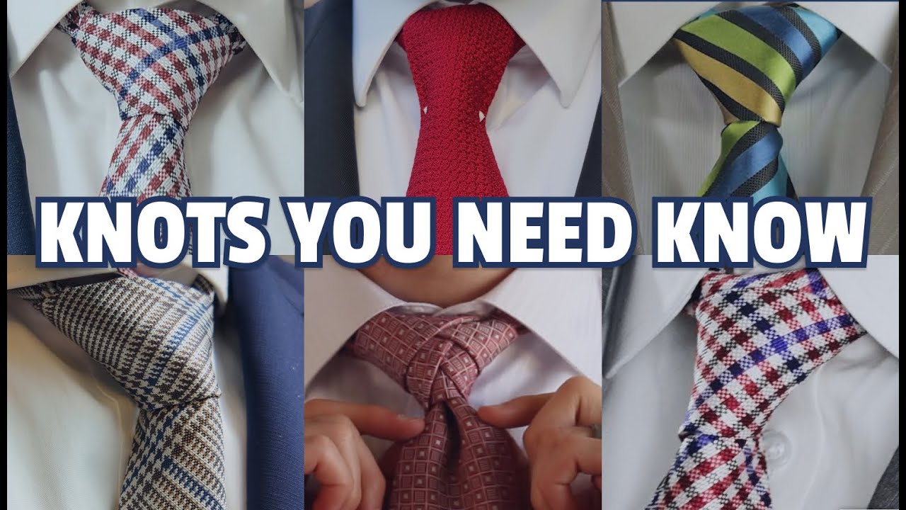 6 Essential Tie Knots Every Gentleman Should Know! 🎉