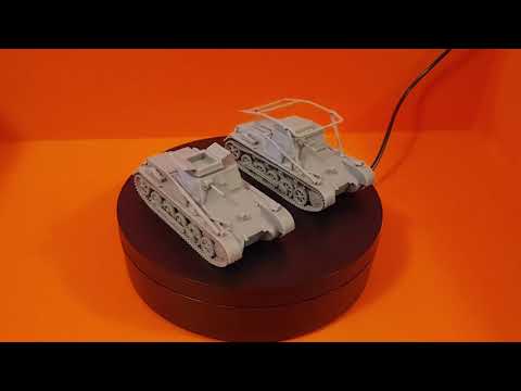 3D file Pack Pz1 Ausf B-Sdkfz 265-Panzerjäger 1-Bison 1/56(28mm) 🪖・3D ...