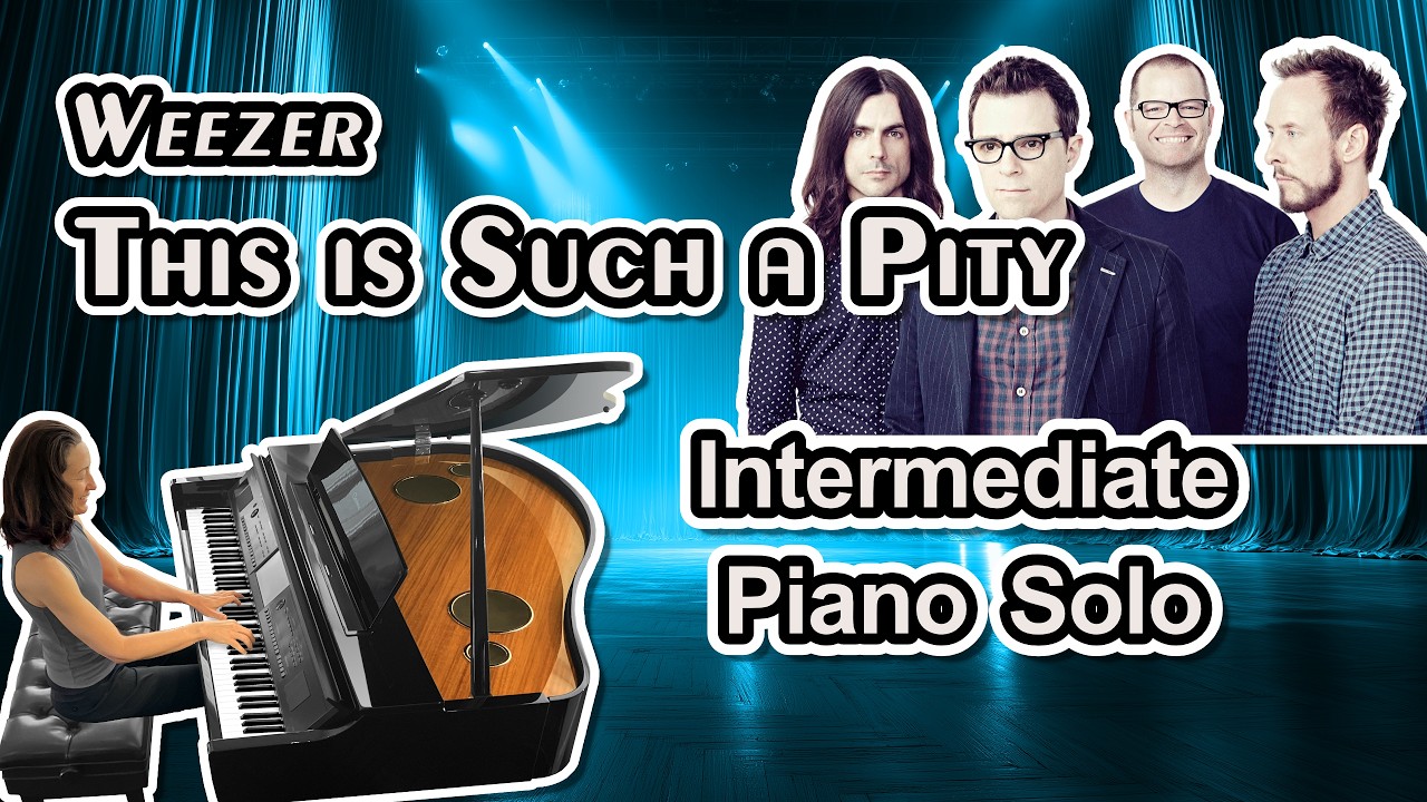 This Is Such a Pity (Weezer) Piano Sheet Music (Intermediate) Arranged by Jennifer Eklund
