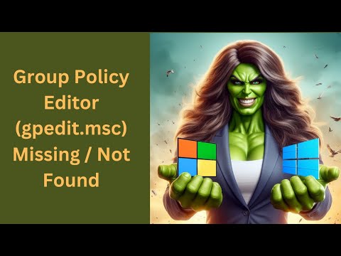 Fix: Group Policy Editor (gpedit.msc) Missing / Not Found on Windows 11 or 10 Home | GearUpWindows