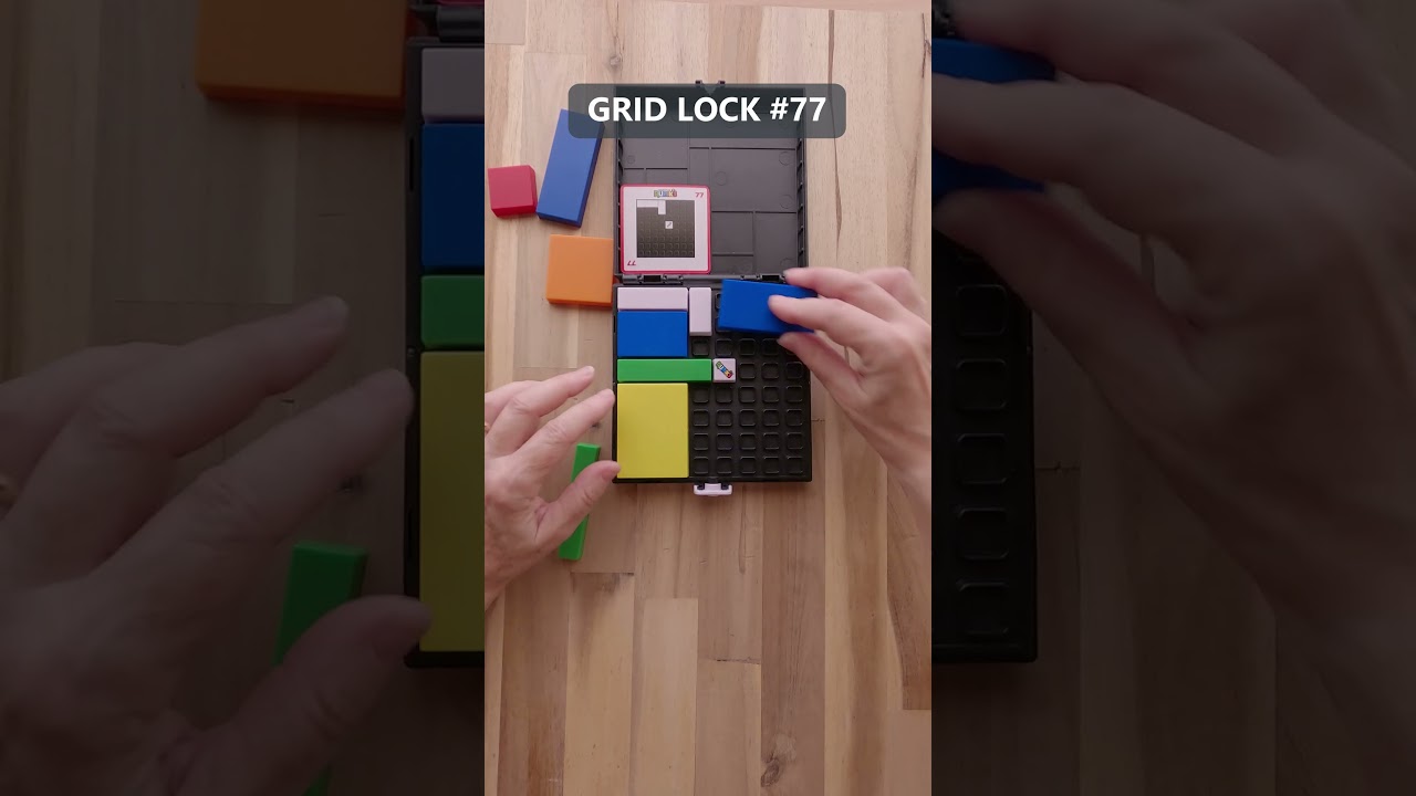 White Pieces First For Rubik's Gridlock Puzzle 77 #puzzle #puzzlesolving