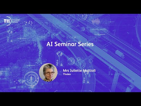 AI Seminar Series - Juliette Mattioli