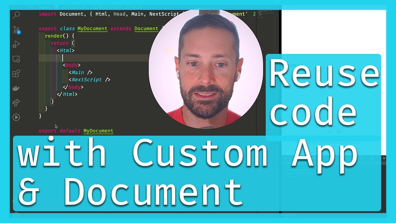 DRY Next.js with Custom App & Custom Document ♻️