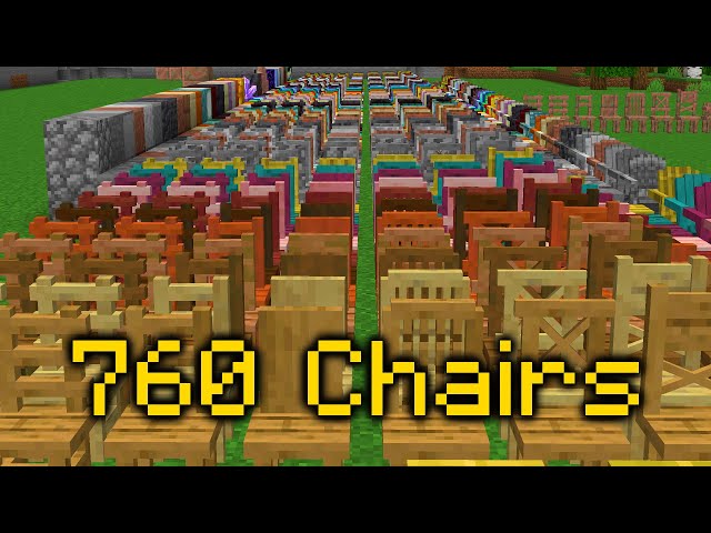 Simple Chairs [Datapack] Perfectly Optimized! No LAG 1.20.4 to 1.21.10 Minecraft Data Pack