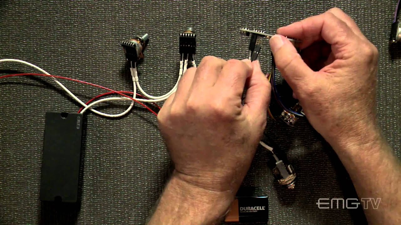 EMG BQS System активный темброблок для бас-гитары купить в Москве в ...