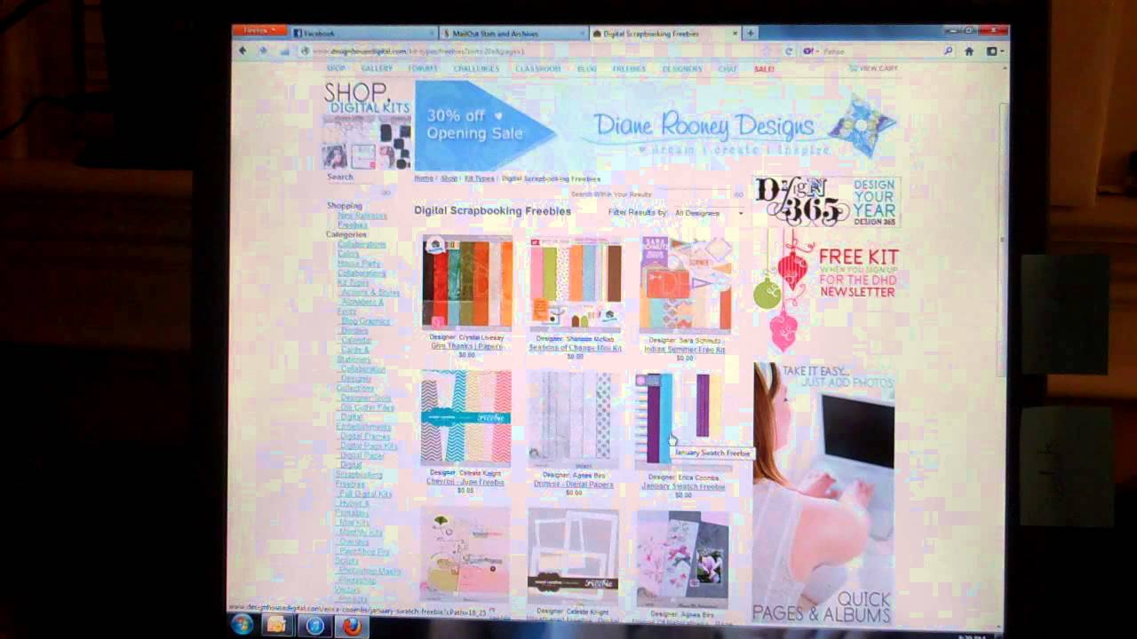 How to Find a Free Digital Scrapbook Kit - 4