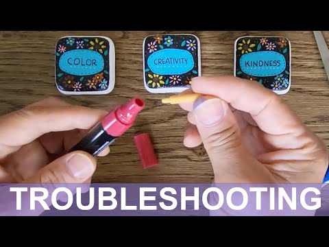Acrylic Paint Pen Troubleshooting Help Video