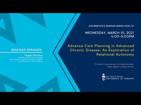 Advance Care Planning in Advanced Chronic Disease: An Exploration of Relational Autonomy