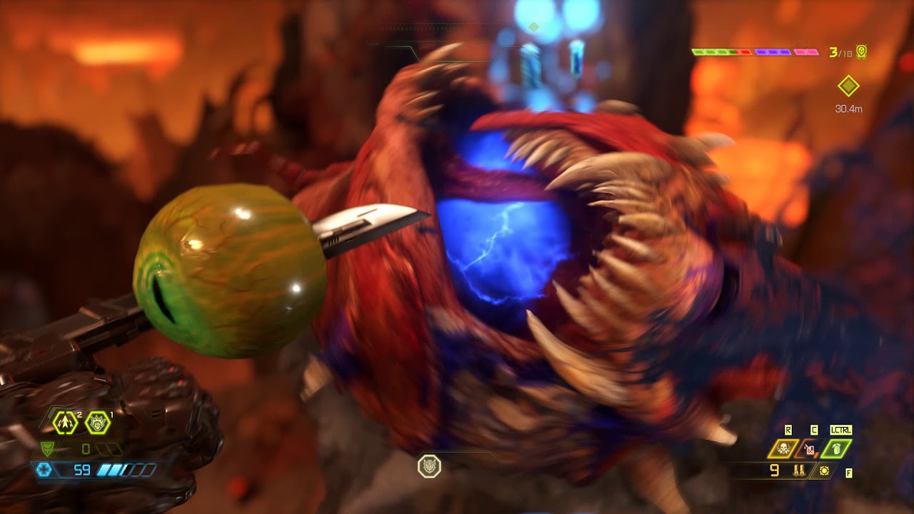 abec Plays: DOOM Eternal - Cacodemon Glory Kill