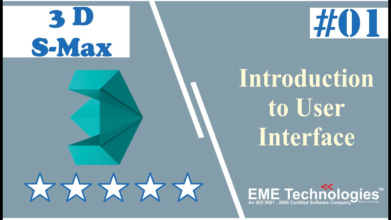 3ds Max Tutorial for Introduction to User Interface