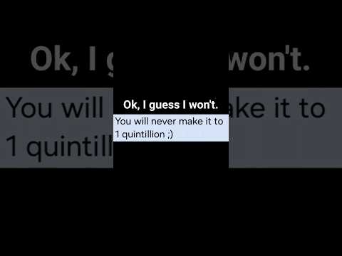 Hitting 1 Quintillion in Spacebar clicker #1Quintillion
