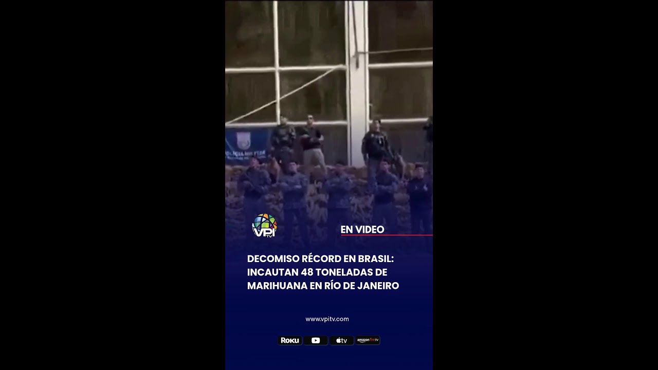 Record seizure in Brazil: 48 tons of marijuana confiscated in Rio de Janeiro