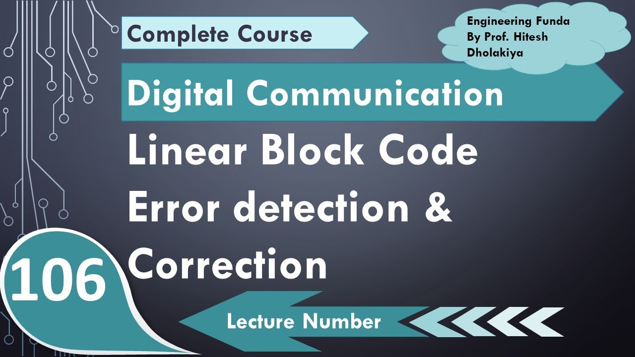Error Detection & Error Correction Capability of Linear Block Code in Digital Communication