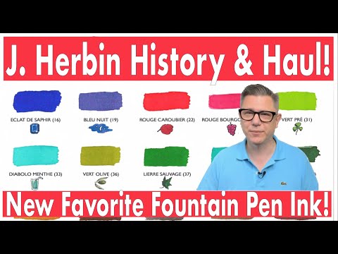 The Story of an Ink Legend! Jacques Herbin!