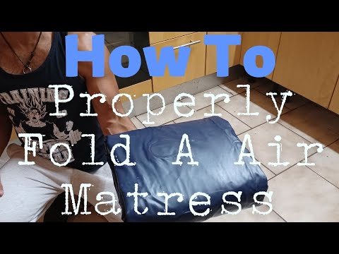 How To Properly Fold An Air Mattress Step-By-Step