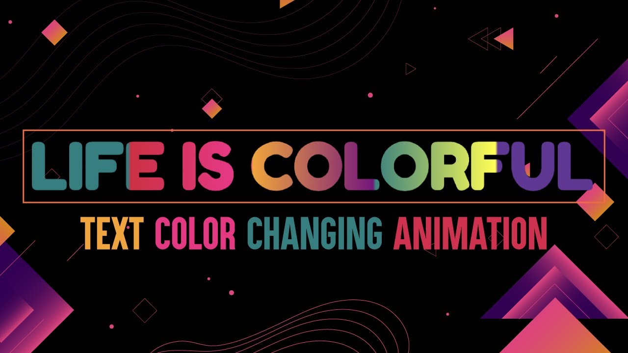 Color Changing Animation | CSS Animation Effects
